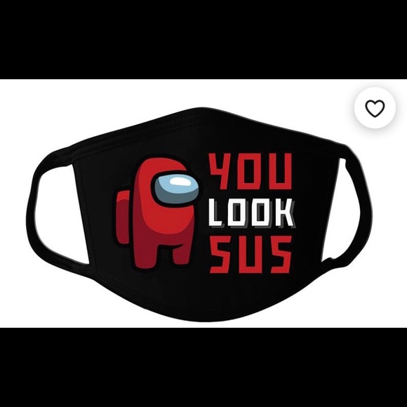Accessories | Among Us You Look Sus Face Masks | Poshmark